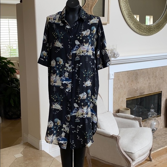 Dresses | New Silk Shirt Or Dress | Poshmark
